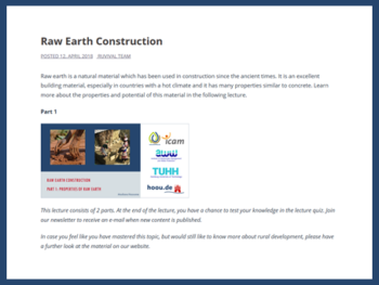Raw Earth Construction, Part 1: Raw Earth Properties - RUVIVAL